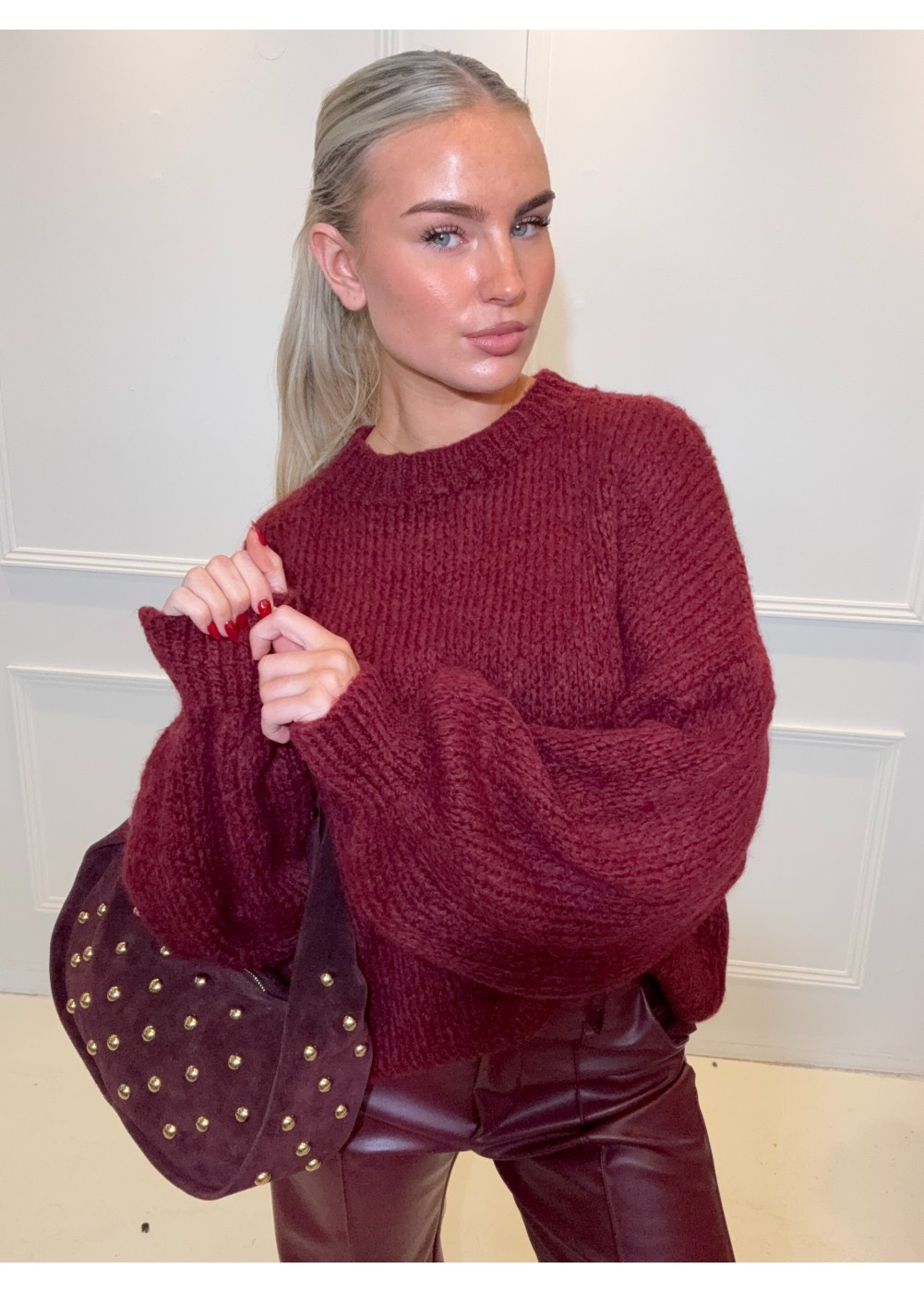 Soft Essentials Sweater Burgundy